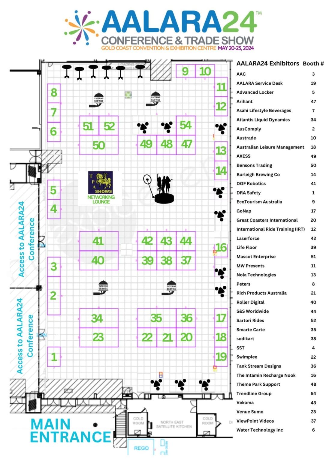 Trade Show Floorplan - AALARA